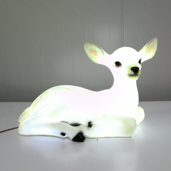 Verlicht liggend hert – Kerstdecoratie De Smedt